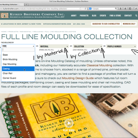 Federal Style Mouldings from Kuiken Brothers new KB Classical Moulding ...