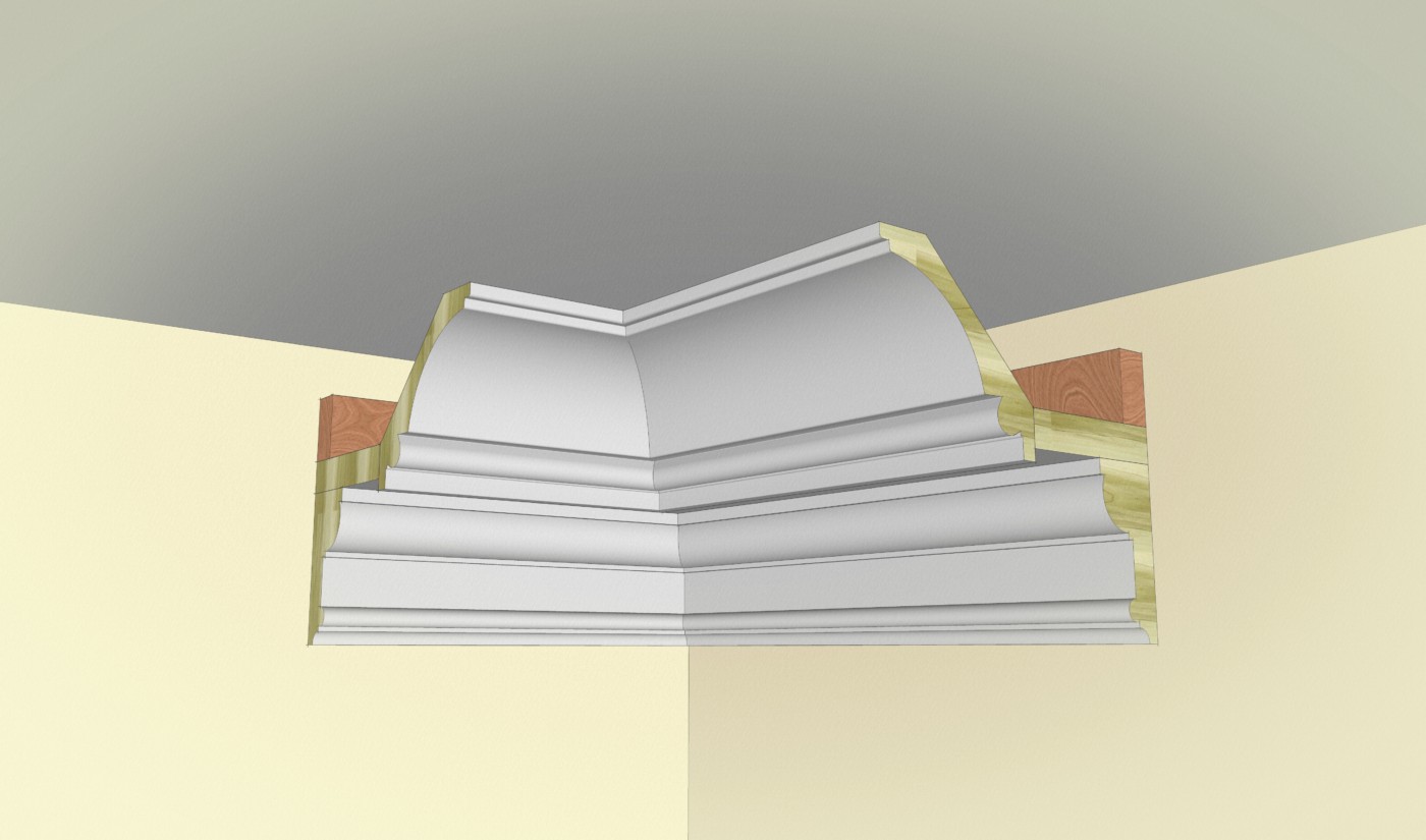 How To Create a Modern Cove Crown Moulding Build-Up with Kuiken ...