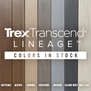 Trex Transcend Lineage Colors In-Stock at Kuiken Brothers Locations ...