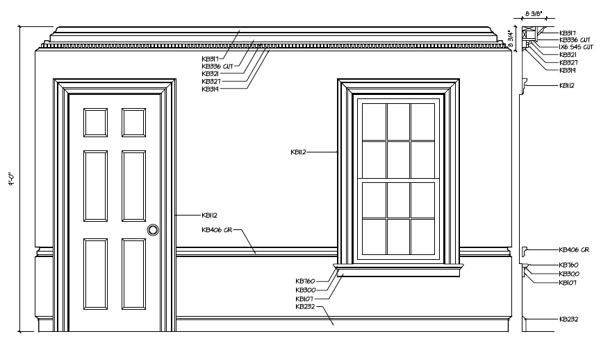Georgian Moulding Package - Kuiken Brothers