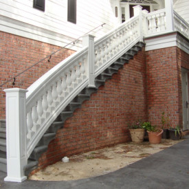 HAAS Architectural Millwork - Custom Helical Radius Railing - Kuiken ...