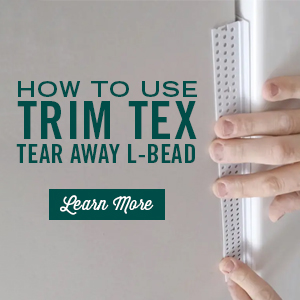 How to Use Trim-Tex Tear Away L Bead In Stock at Kuiken Brothers ...