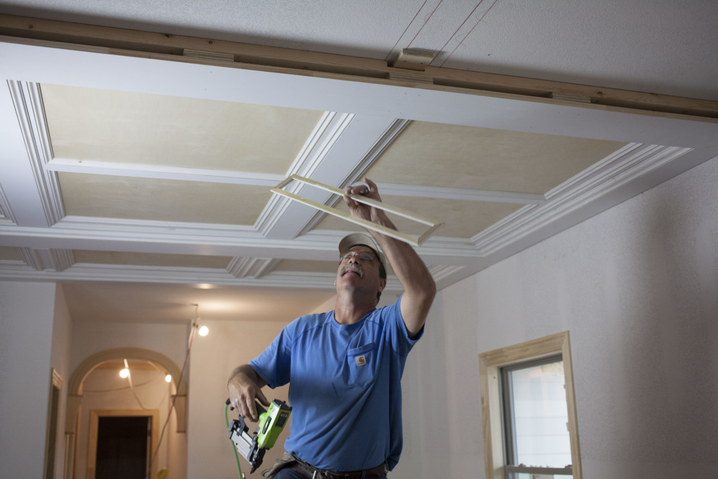 Video: How To Build a Panel/ Beam Ceiling with Stock Moulding from ...