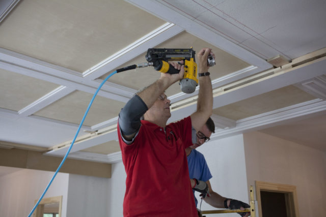 Video: How To Build a Panel/ Beam Ceiling with Stock Moulding from ...