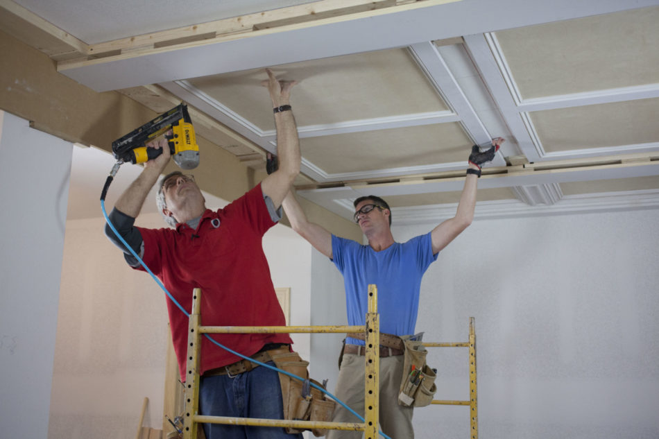 Video: How To Build a Panel/ Beam Ceiling with Stock Moulding from ...