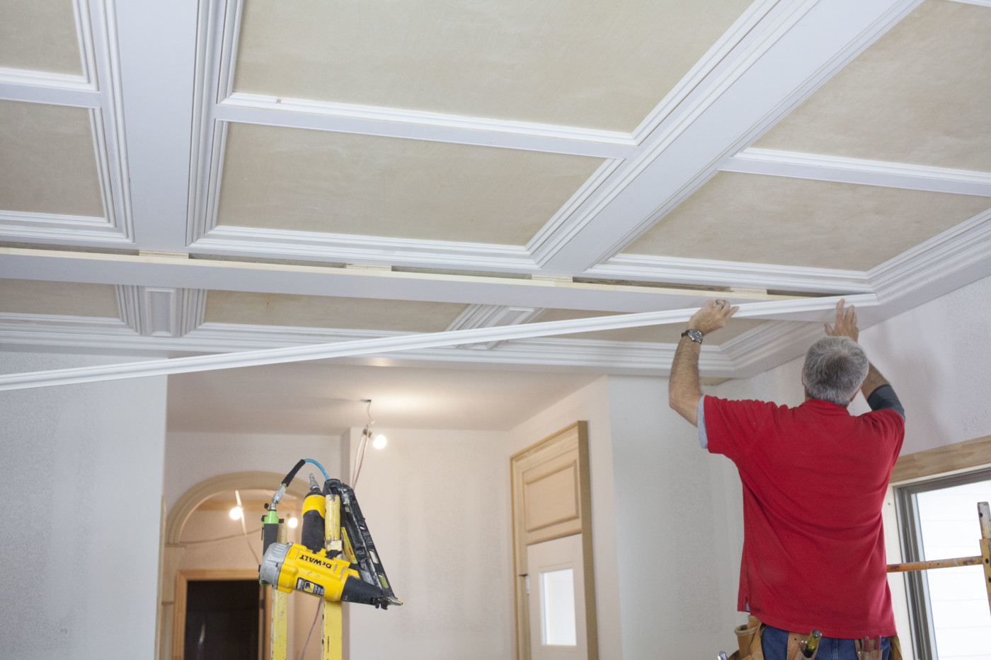 Video: How To Build a Panel/ Beam Ceiling with Stock Moulding from ...