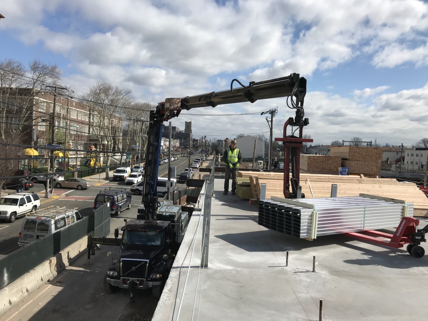 Light Gauge Steel Boom Delivery by Kuiken Brothers Commercial Building ...