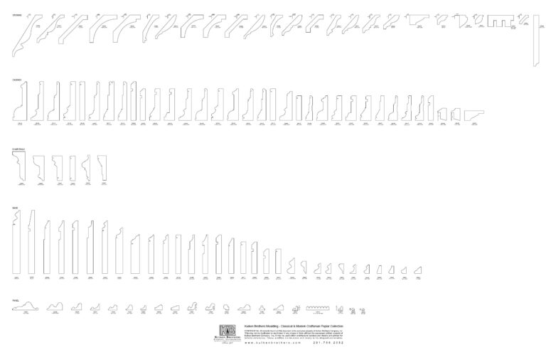 Classical Moulding CAD Files - Kuiken Brothers