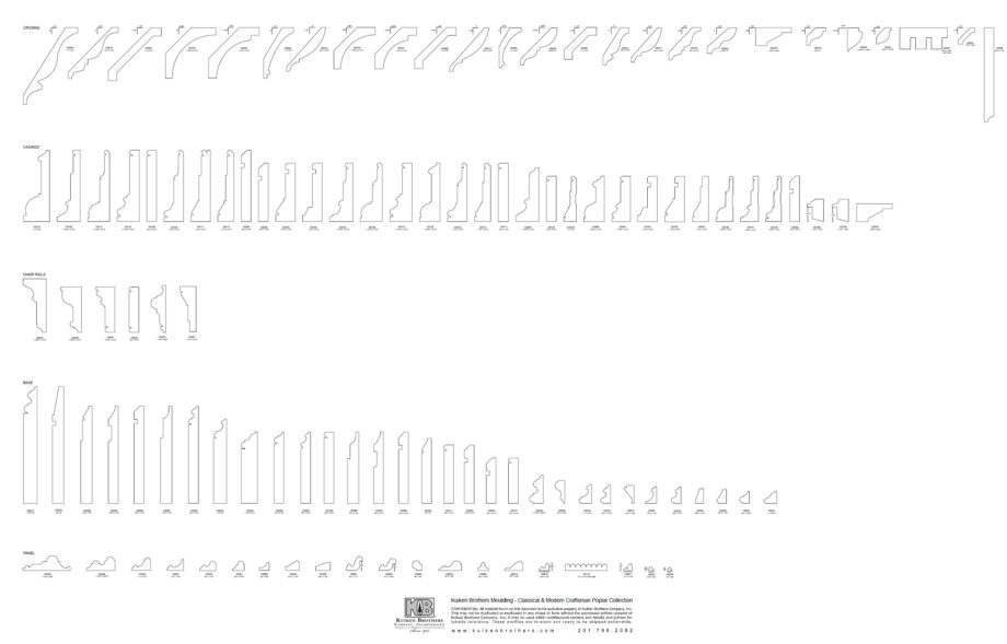 Classical Moulding CAD Files - Kuiken Brothers