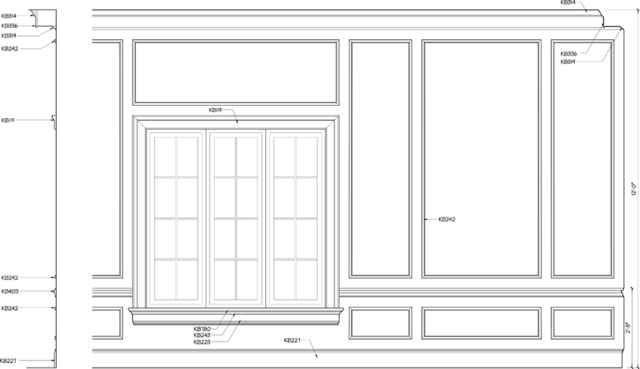 How To Create Wall Panels with In-Stock Moulding from Kuiken Brothers ...