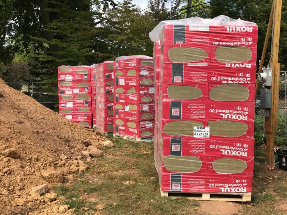 ROCKWOOL COMFORTBOARD 80 Rigid Mineral Wool Insulation Sheathing Board ...