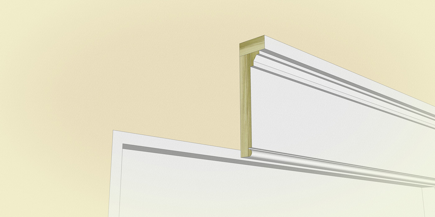 Shaker Cap and Bead - Modern Craftsman Header - Kuiken Brothers