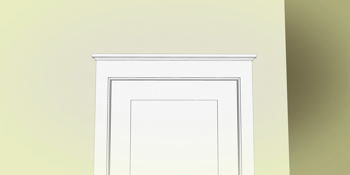 Shaker Cap and Bead - Modern Craftsman Header - Kuiken Brothers