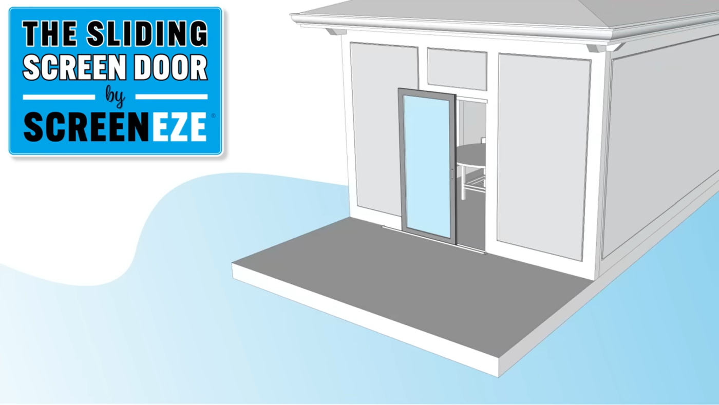 SCREENEZE Zero Clearance Sliding Screen Door - Available at Kuiken ...