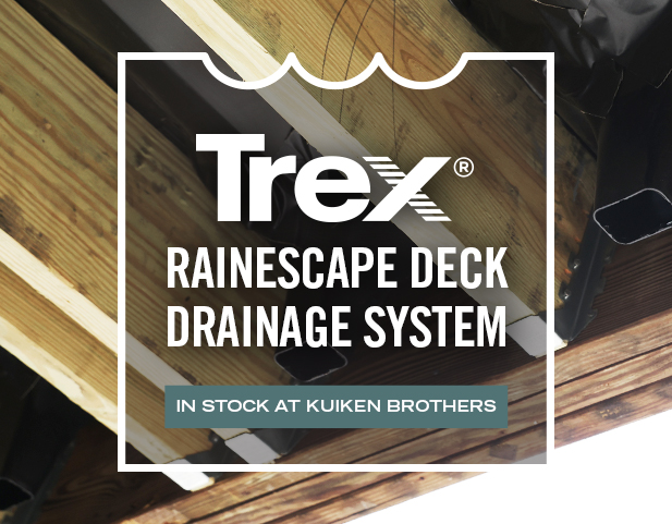 Trex RainEscape Deck Drainage System - In Stock at Kuiken Brothers ...