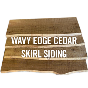 Haida Wavy Edge Cedar Skirl Siding In-Stock at Kuiken Brothers ...